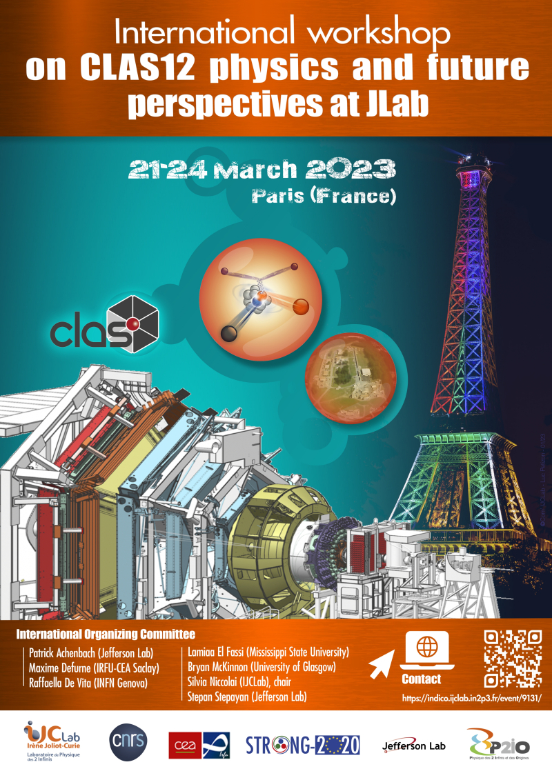 Workshop international sur la physique du spectromètre CLAS12 et les perspectives futures au ...